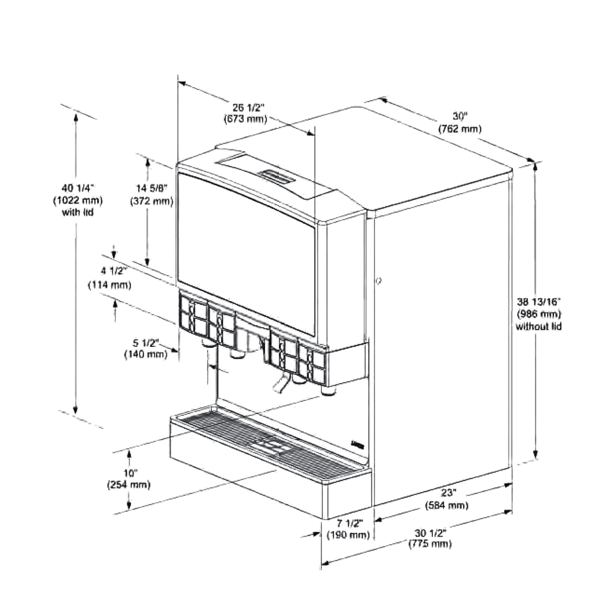 Smart Soda - Juli Unicorn Fountain Drink Dispenser | Soda Machine